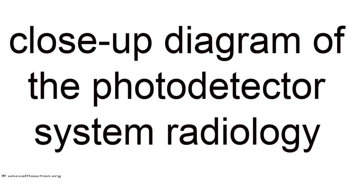 Close-up Diagram Of The Photodetector System Radiology